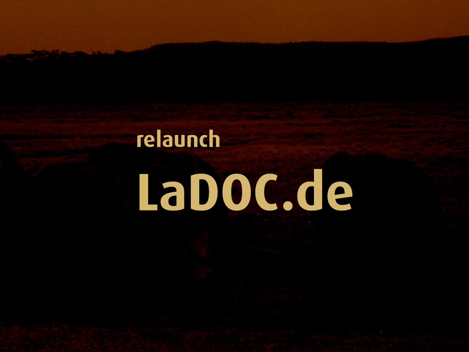 Relaunch LaDOC - LaDOC